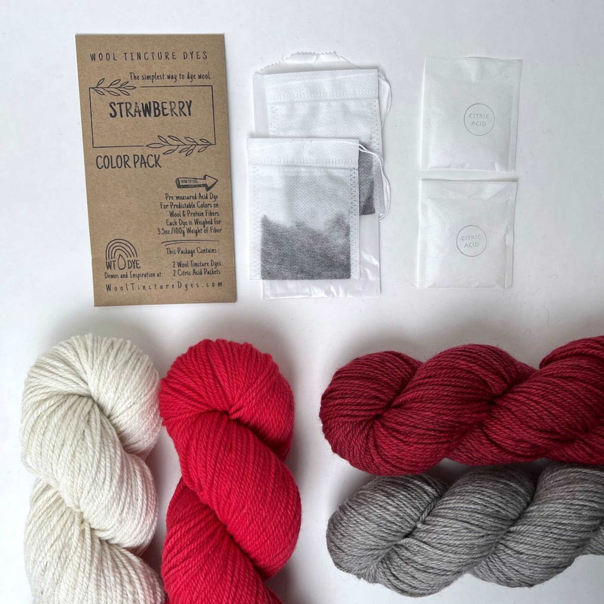 Wool Tincture Dye Color Packs – Friends & Fiberworks
